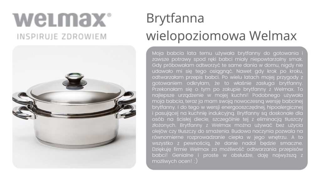 welmax opinie garnki Poznań